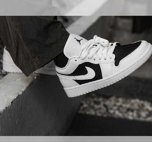 Кроссовки Nike air Jordan 1 low panda яч38