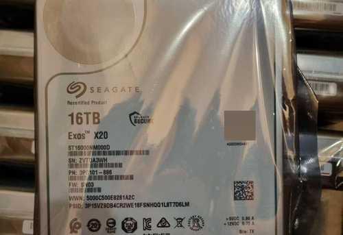 Seagate exos X20 16тб