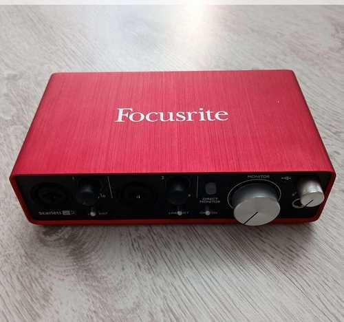 Звуковая карта focusrite scarlett 2i2 2nd ge n