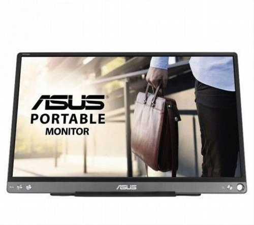 Монитор Asus 15.6 Portable mb16ace темно-серый IPS