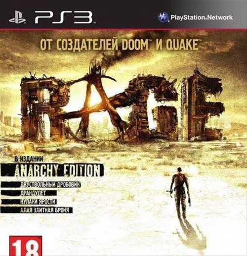 Rage. Anarchy Edition (PS3)