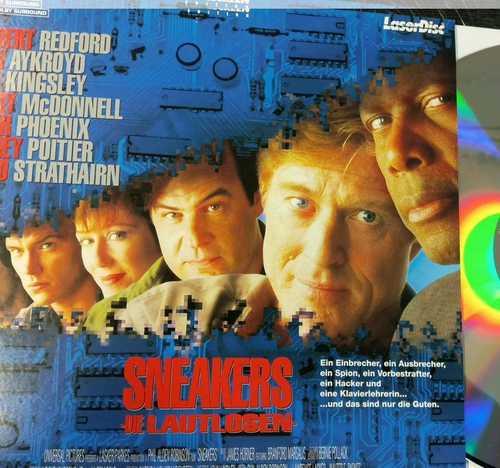 Sneakers Тихушники фильм LD laserdisc PAL 1992