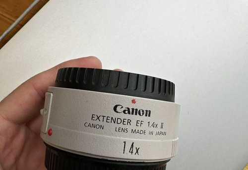 Canon extender ii EF 1.4