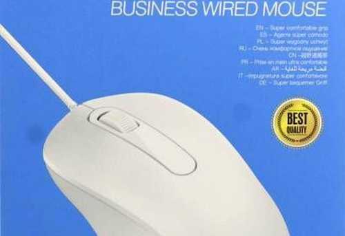 Мышь проводная borofone BG4 Business USB Белая