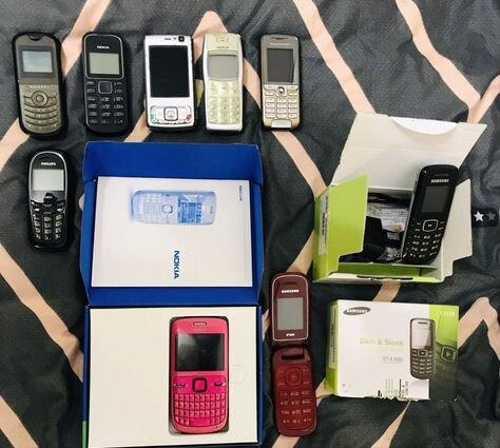 Телефоны из 90-х - 10 штук