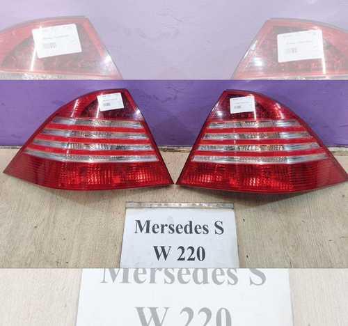 Фонарь диод комплект Mercedes S W220, рест., 04г