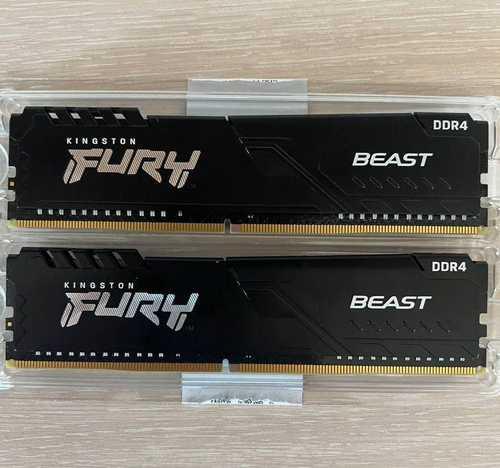 Kingston Fury Оперативная память Beast DDR4 3200Мг