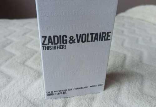 Духи Оригинал Zadig & Voltaire This Is Her 50 мл