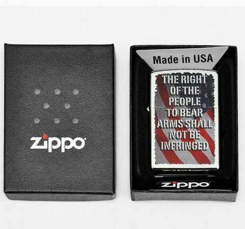 Зажигалка Zippo 28641 Right Of The People Оригинал