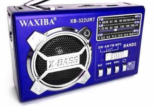 Радиоприемник Waxiba синий новый