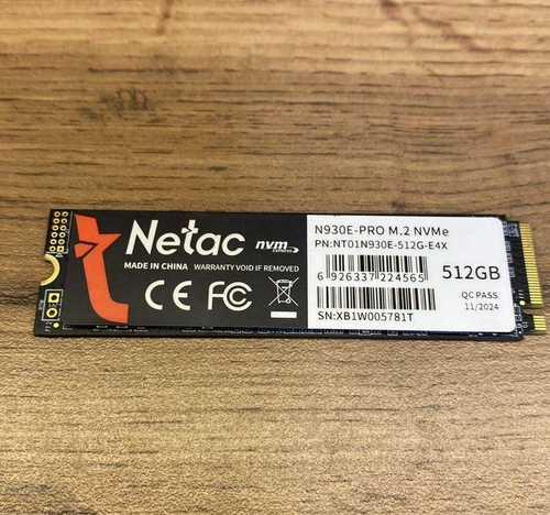 Ssd m2 nvme 512gb netac