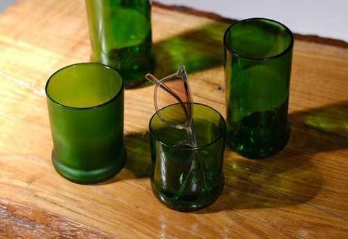 Дизайнерские стаканы из бутылок
