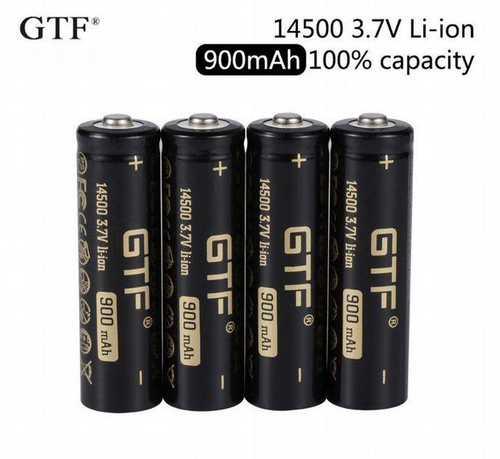 Аккумулятор 14500 3.7v GTF 900 mAh