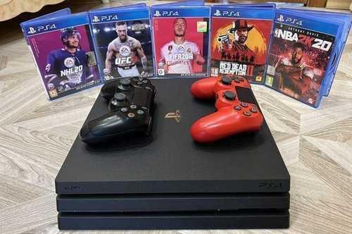 PS4 FAT/ Playstation 4 sony PS4 slim PRO + Игры
