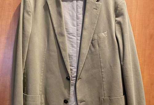 Massimo dutti пиджак оливковый 50