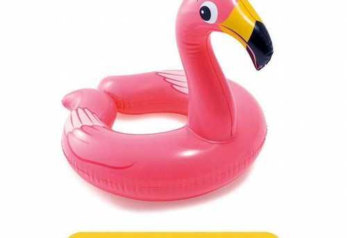 Надувной круг для плавания фламинго