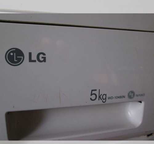 Стиральная машинка LG WD-10480N 5кг (на запчасти)