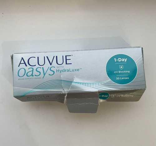 Линзы acuvue oasys однодневные -1.25