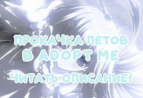 Прокачка петов в adopt me