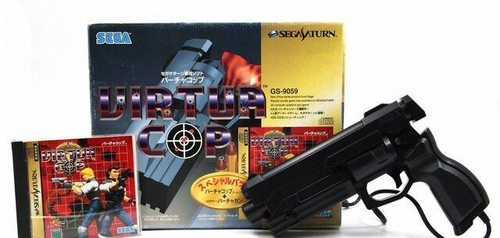 Virtua Cop для Sega Saturn (ntsc-J) (Игра + Контро