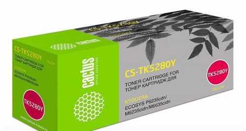 Картридж лазерный Cactus CS-TK5280Y TK-5280Y желты