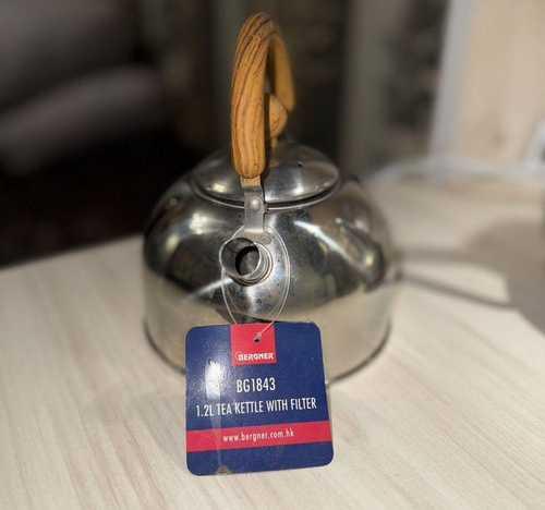 Чайник заварочный металлический новый