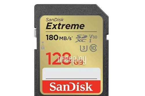 128Gb - SanDisk Extreme SD UHS-I sdsdxva-128G