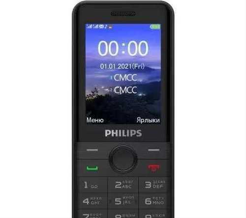 Телефон кнопочный Philips Xenium E172 Black