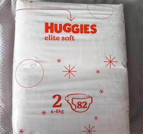 Подгузники huggies elite soft 2