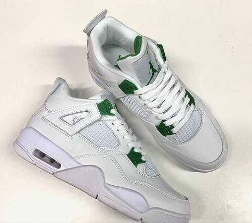 air jordan 4 white green