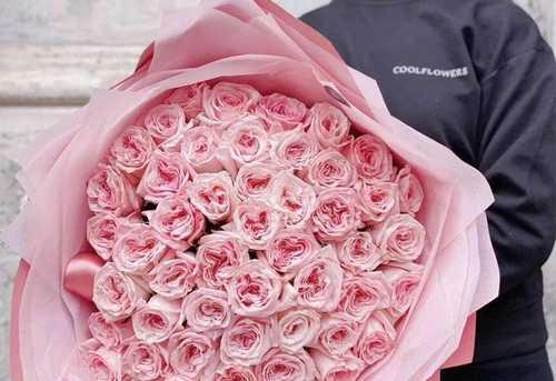 Ароматные розы, пионовидные розы, букет роз