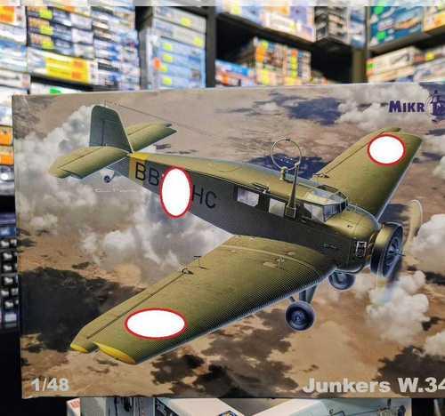 MikroMir 48-019 Junkers W.34hi 1/48