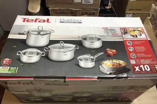 Комплект пасуды Tefal Duetto+ 10 предметов