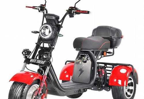 Электротрицикл white siberia PRO trike 3000W Red