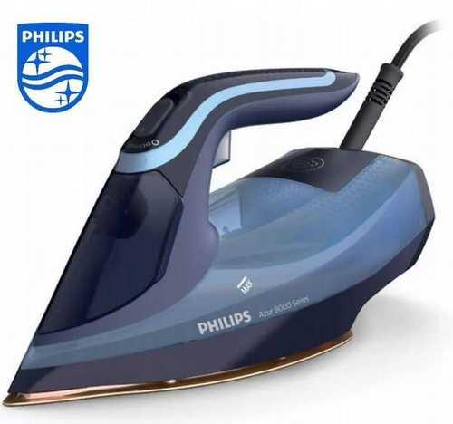 Новый Утюг Philips Azur 8000 Series DST8020/20 синий