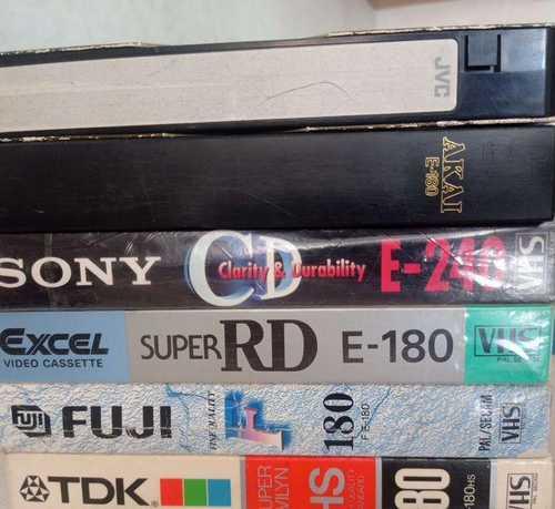 TDK, akai, sony и. др. Vhs кассеты