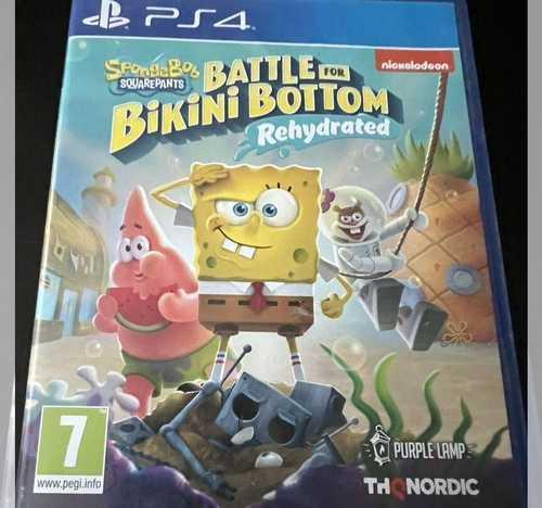 Battle for bikini bottom ps4 диск