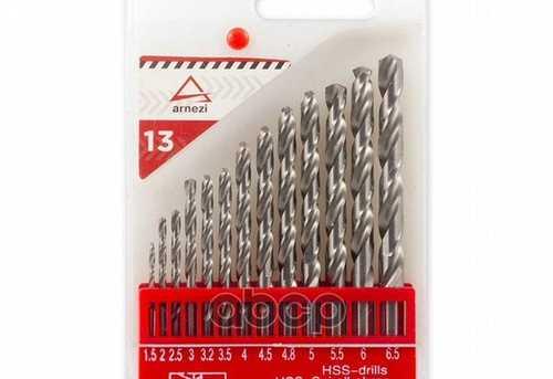Набор сверл по металлу 13 шт. (d 1.5, 2, 2.5, 3