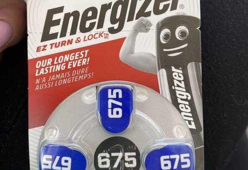 Батарейки 675 energizer