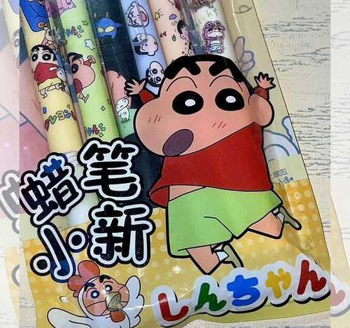 Набор ручек Crayon Shin-chan, Япония, новые
