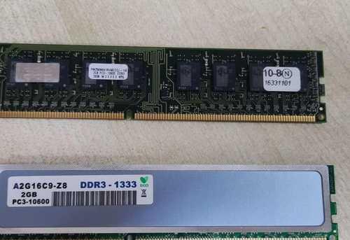 Оперативная память DDR3 2Гб