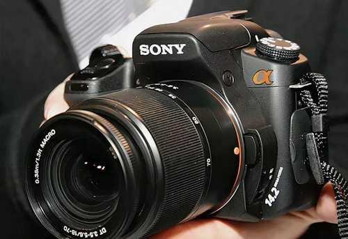 Зеркальный фотоаппарат Sony Alpha dslr-A350 Япония