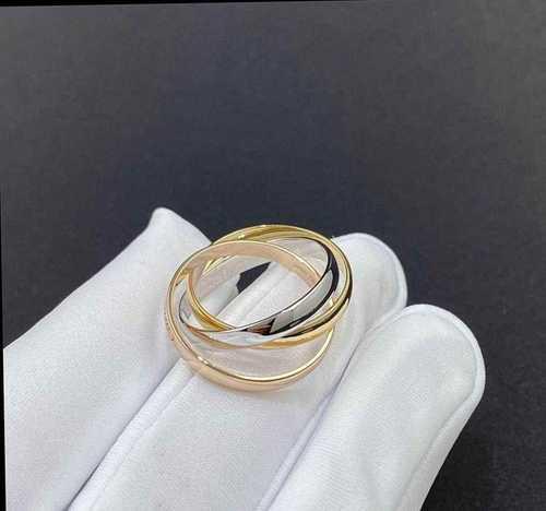 Золотое кольцо Cartier Trinity