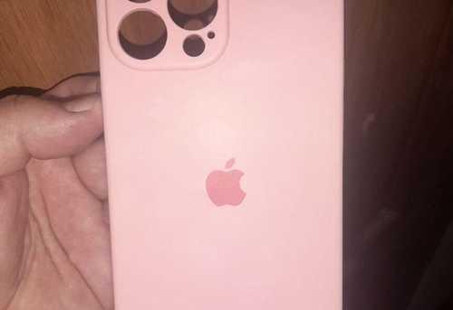 Чехол для iPhone 13 pro max. Розовый