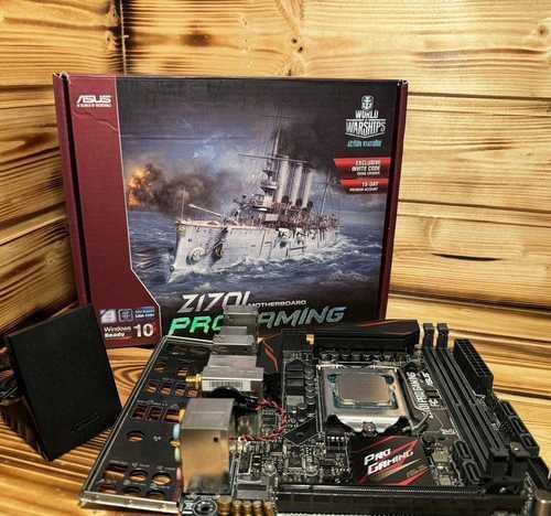 Asus Z170I Pro Gaming + Intel i5-8600K (скальп.)