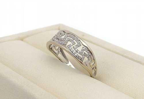 Золотое кольцо с бриллиантами 585пр. размер: 18