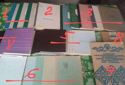 Амбарные книги,тетради,копирка,бумага,СССР