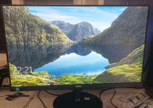 Монитор Philips 24" 75 гц, IPS, полный комплект