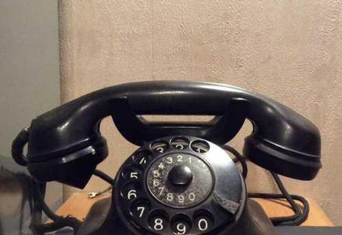 Телефон siemens 1930-е гг, Германия, бакелит/карбо