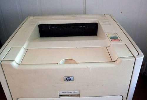 Принтер лазерный нр 1160 +заправленный картридж